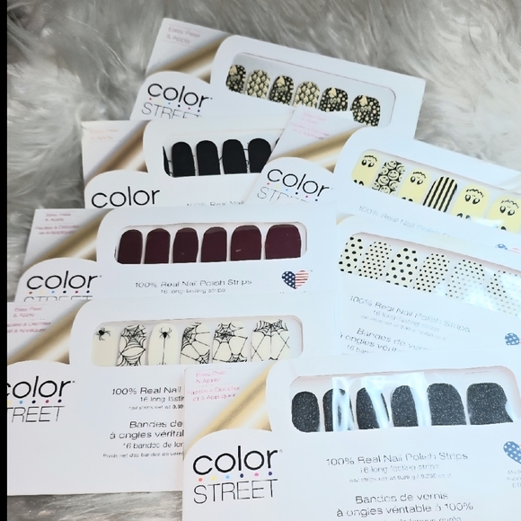 Color Street | Makeup | Color Street Nail Strips Bundle Of 7 Halloween ...